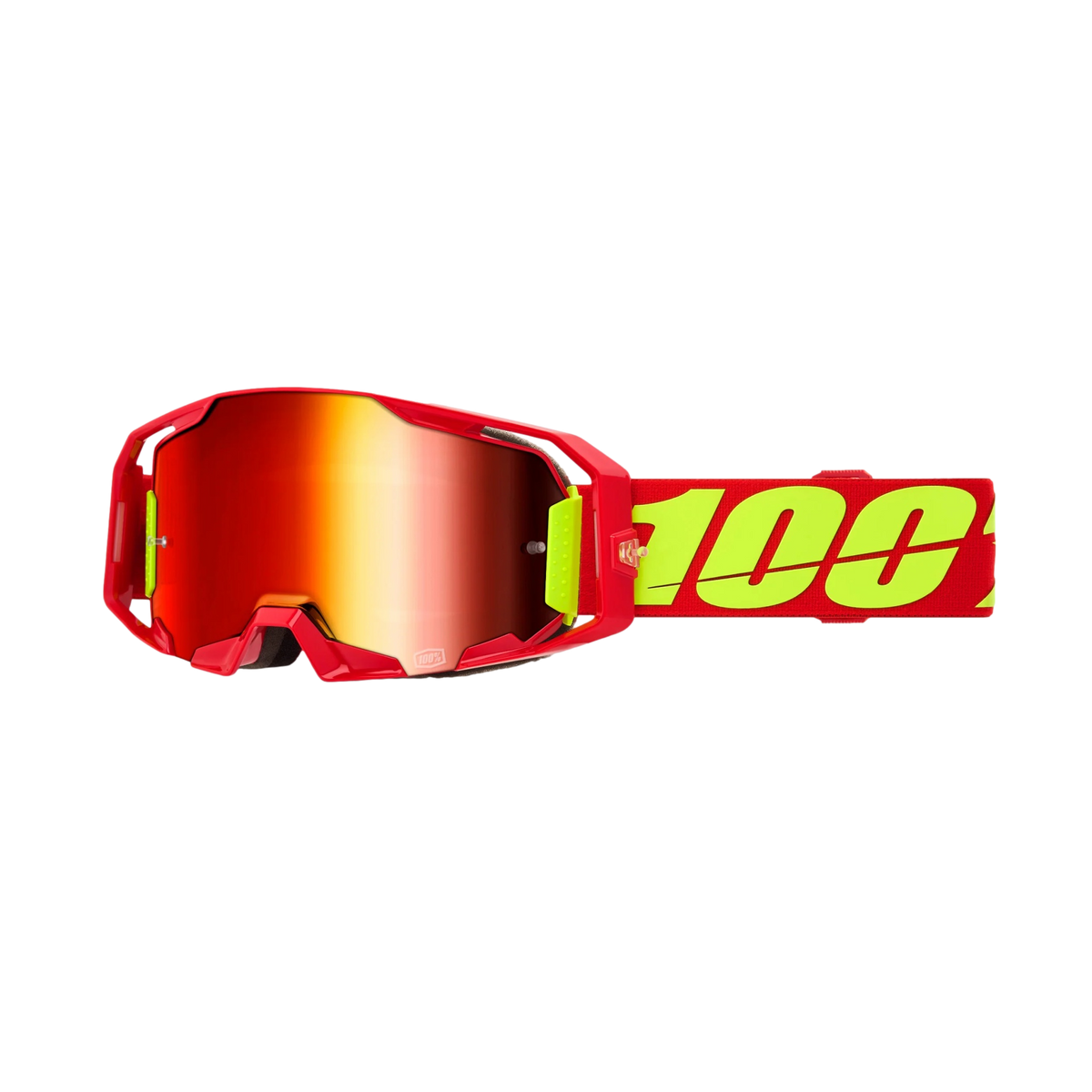 Antiparra 100% Armatic Goggle Red - Mirror Red Lens – Cross Mountain