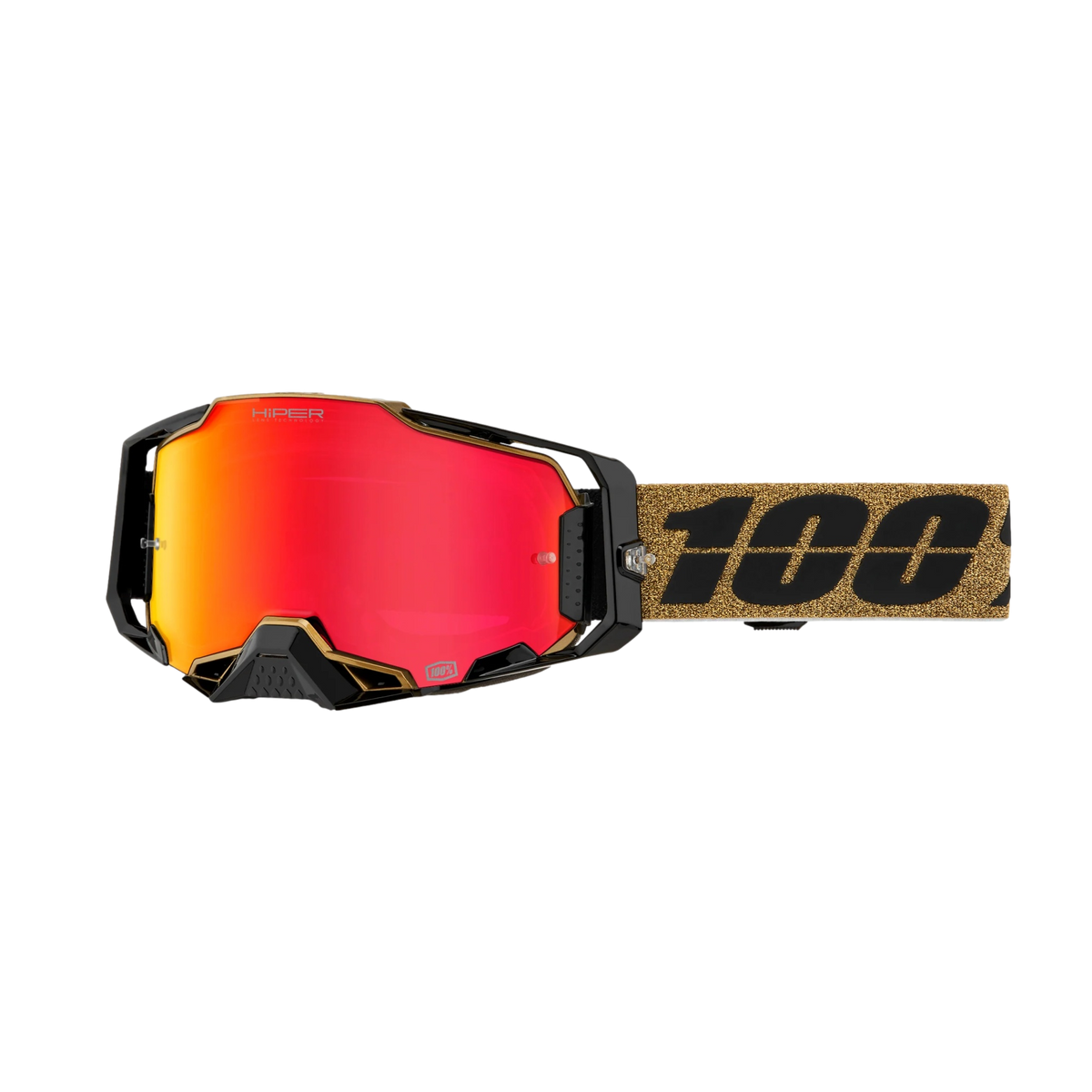 Antiparra 100% Armega Hiper Goggle Glory - Mirror Red Lens – Cross Mountain