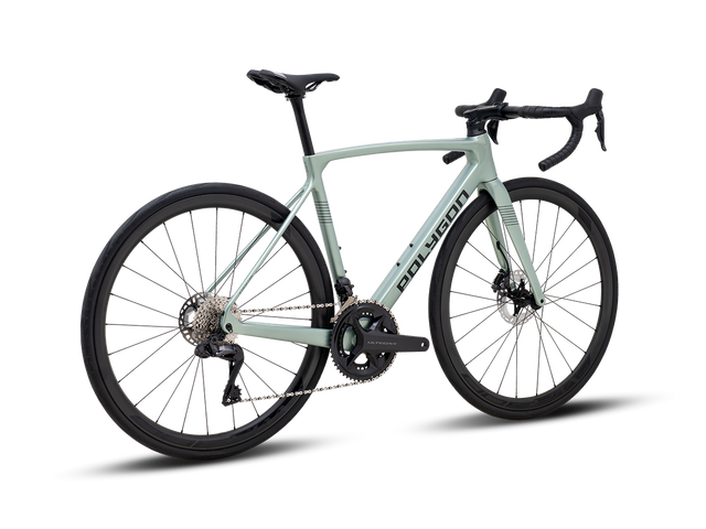 Bicicleta Ruta Polygon Strattos Carbon S8X Sage Green - Ultegra Di2 12 ...