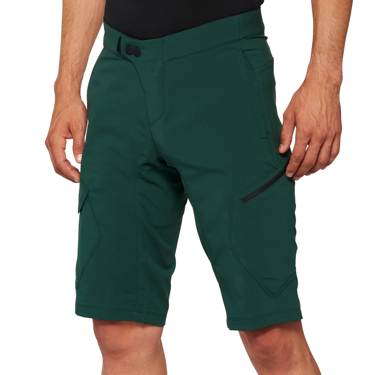 Shorts 100% Ridecamp Forest Green – Cross Mountain